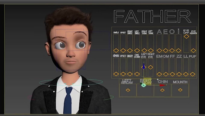 Rig3d In Maya Blender 3ds Max 3d Character Rigging Ue Face Expressions Nsfw By Vollalusola