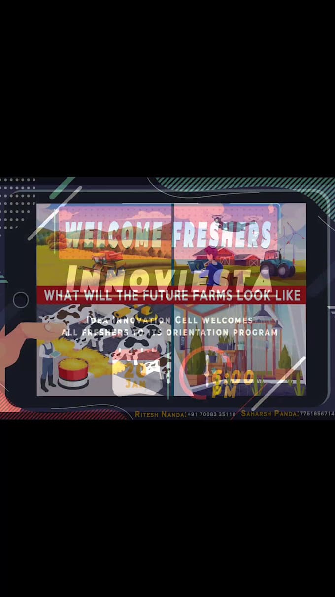 Design poster, flyer, invitation, thumbnail, logo and merchandise as ...