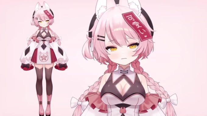 Draw and rig live2d vtuber model, 2d vtuber rigging, 2d pngtuber model ...