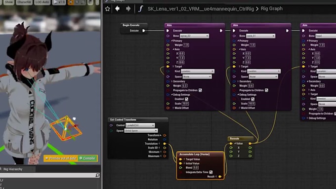 Rig Your Unreal Engine Character Inside The Engine Using Controlrig System By Linusamesh Fiverr