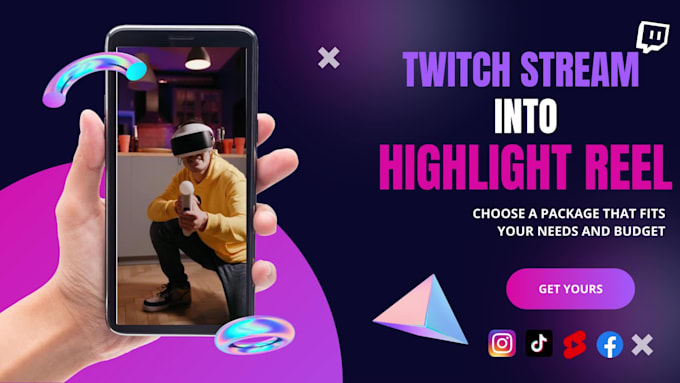 Edit your twitch streams into an awesome highlight reel by Itfinex | Fiverr