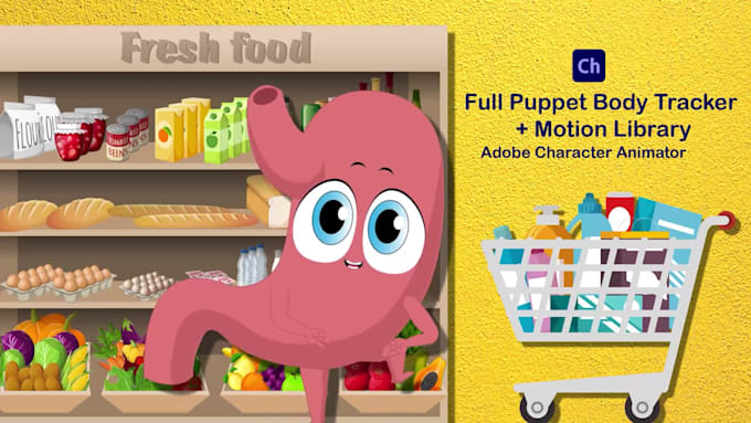 Deliver a package of adobe character animator ready puppets by ...