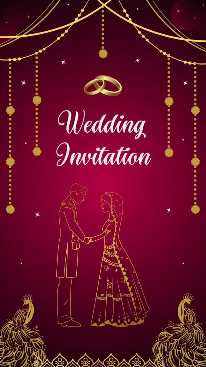 Design unique digital marriage cards with a creative touch by ...