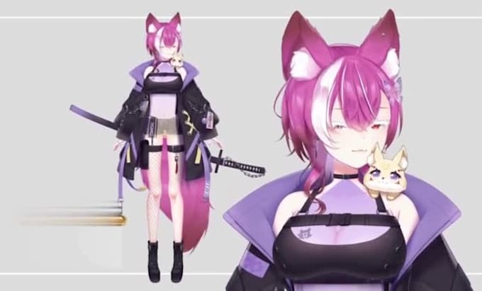 Create live2d model with rigging and vtuber model by Smithalexlon | Fiverr
