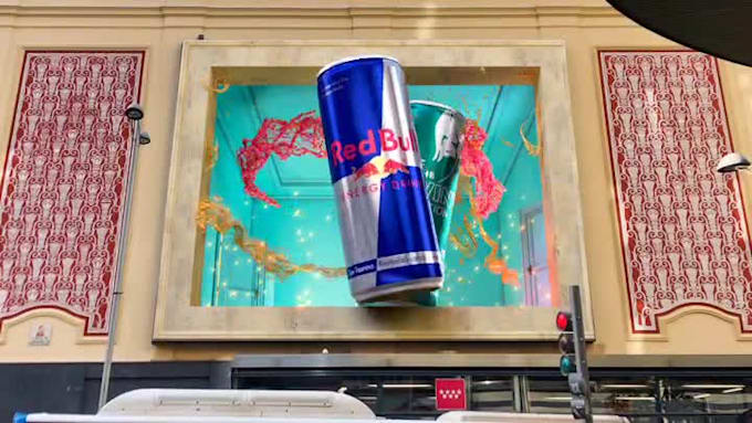 3d anamorphic billboard animation, cgi product video, 3d cgi ads, cgi ...