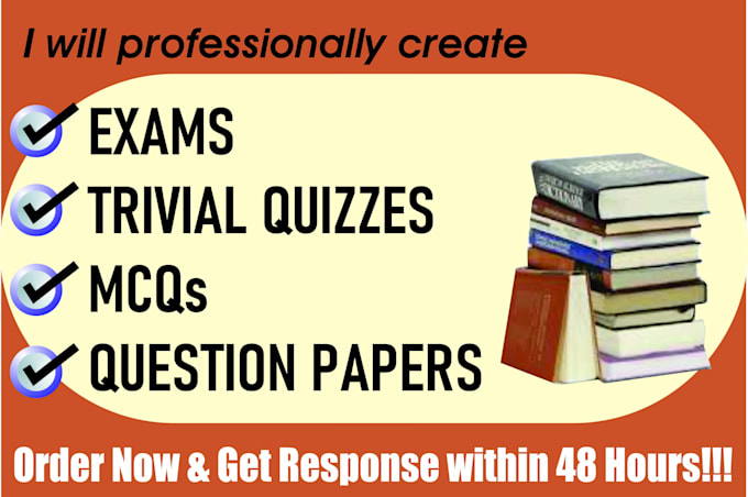 Create your unique exam quiz or lesson review questions