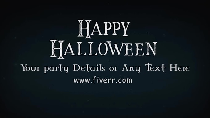 Make skeleton halloween intro by Maxi769 | Fiverr