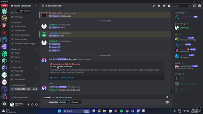 Make custom fivem discord bot with advanced commands by Bossgaming451 | Fiverr
