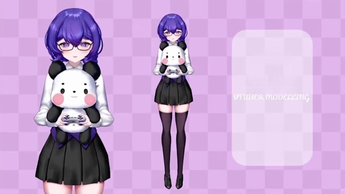 Design 2d vtuber, live 2d vtuber model, vtuber rigging, live 2d ...