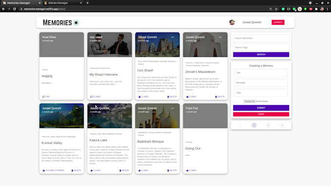 Develop a mern stack web app, react js, next js by Developerjunaid | Fiverr