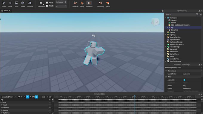 Create simple beginner roblox r6 emote animations by Gill_works | Fiverr