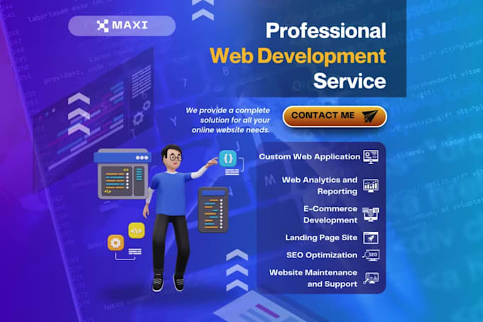 Be your frontend developer using html css bootstrap and javascript by Maxi_coder | Fiverr
