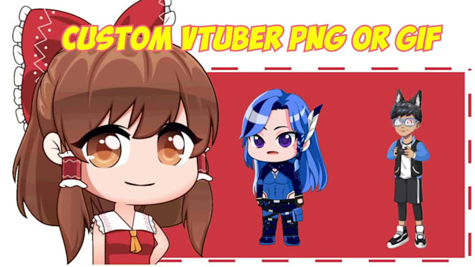 Create stunning pngtuber avatar model for you by Nyenitopia | Fiverr