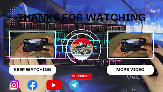 Design animated outro video, logo screen youtube outro by Usama5826 ...