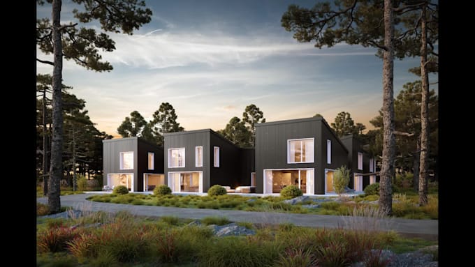 Create photo realistic 3d rendering architecture by Sanggmih | Fiverr