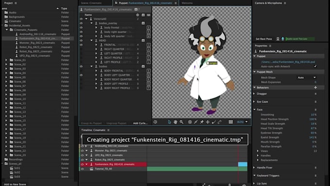 Create and rig a puppet for adobe character animator by Vtube123 | Fiverr