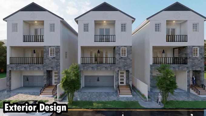 Build sketchup revit 3d model and make realistic render by Sihara3d | Fiverr