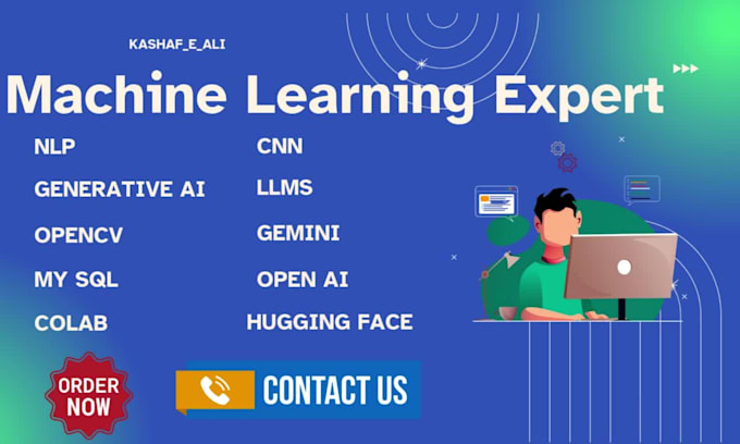 Develop machine learning apps using python integrating desired apis by Kashaf_e_ali | Fiverr
