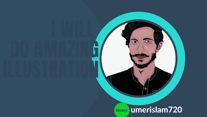 Do amazing illustration and logo by Umerislam720 | Fiverr