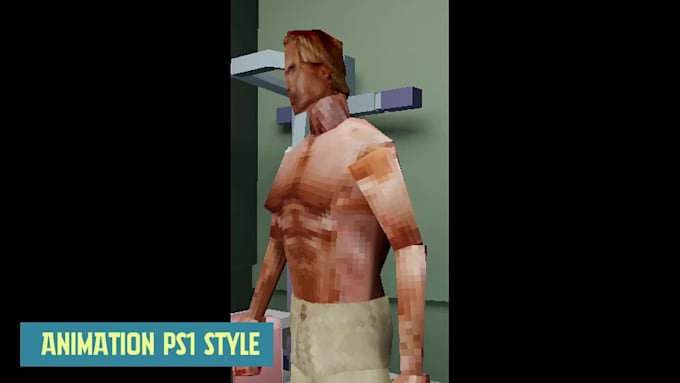 Do ps1 style 3d model by Fernando_mora | Fiverr