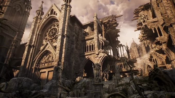 Create 3d game environment realistic apocalyptical level design in ...