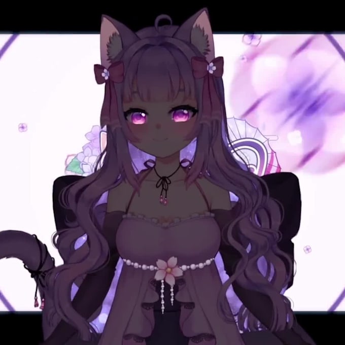 Draw unique live2d, vtuber, vrchat model for you by Otileedongo | Fiverr