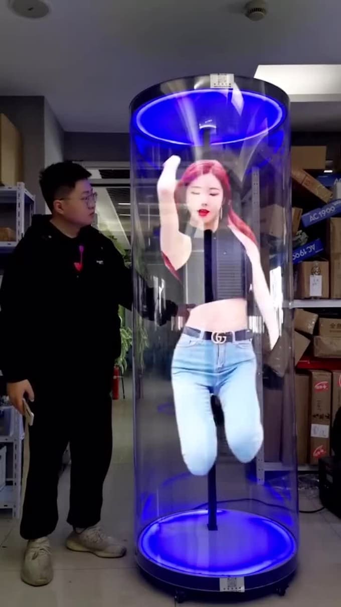 Create 3d hologram animation, 3d cgi animation 3d holography, 3d cgh ...