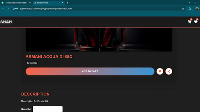 Create a modern responsive website with html, css, js by Syedahmershah ... Create a modern responsive website with html, css, js by Syedahmershah ...