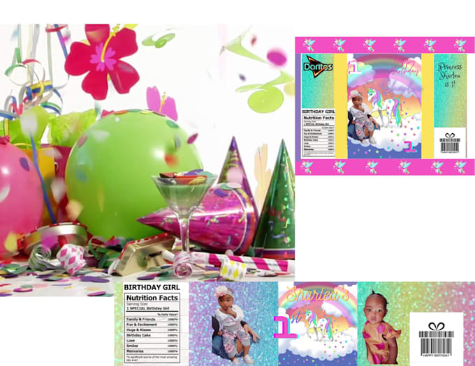 Design customized party favor labels for birthday parties by Sharnakaye ...
