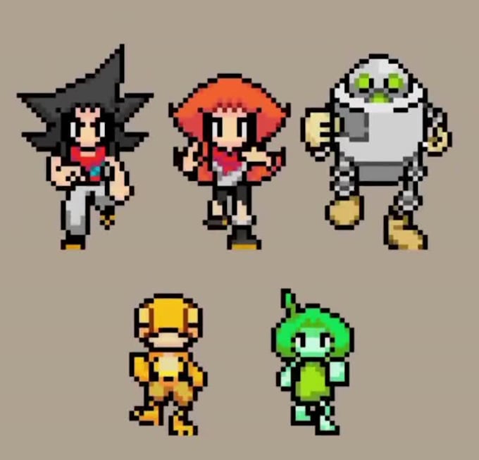 Create nsfw pixel art, sprite sheet, pixel animation, game assets, 8 ...