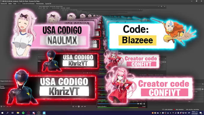 Overlays for content creators, creator code, and social media by ...
