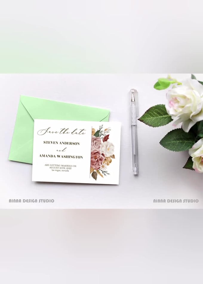 Design luxury personalized invitation cards by Ninnadesign | Fiverr