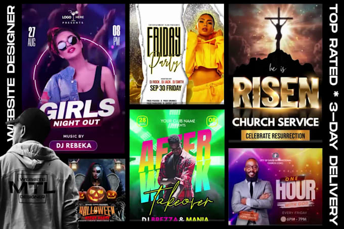 Design an amazing motion graphic flyer for your event by Mtlwebdesigner ...