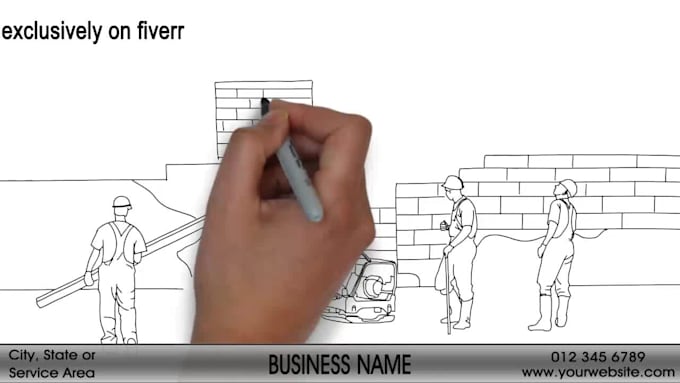 Create a general contractor whiteboard video animation by Topvideobox ...