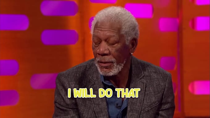 Record a voiceover as a morgan freeman for your project by Hashem ...