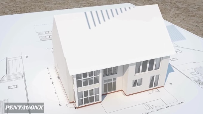 Do 3d architectural rendering, 3d exterior animation 3d interior 3d floor plan by Pentagon_x ...