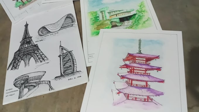 Do architectural concepts with evolution of forms by Hatsos | Fiverr