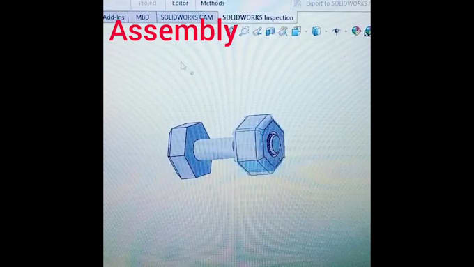 Create professional 3d modeling, drafting, assembly, rendering in cad ...