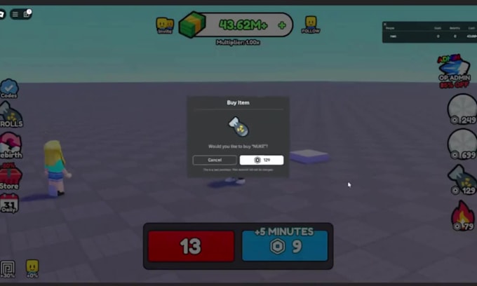Develop a full roblox game with custom roblox scripts, roblox simulator ...