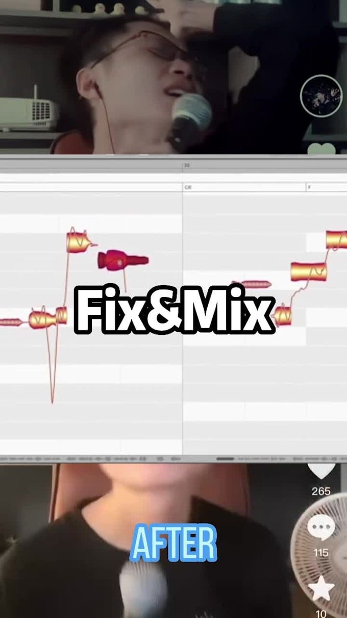 Pitch correction,time align,mixing vocals by Frankhaha | Fiverr