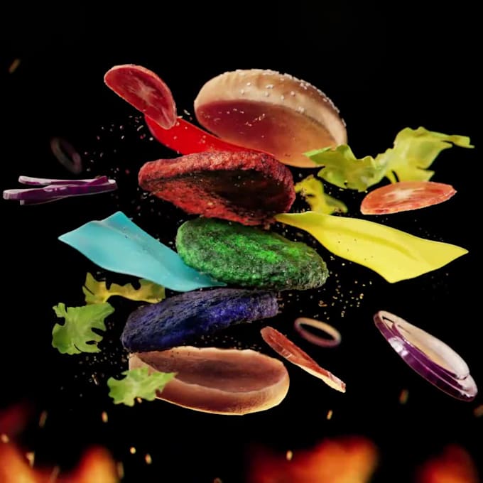 Do realistic 3d food design, 3d food modeling, 3d food animation, 3d ...