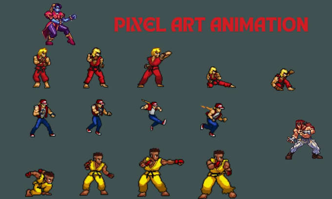 Design 2d Sprite Sheet Fnf Sprite Rpg Maker Rpg Sprite 2d Pixel Art