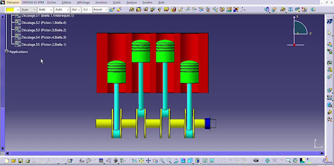 Design 3d models, 2d drawing and 3d simulations in catia v5 by Mohamed ...