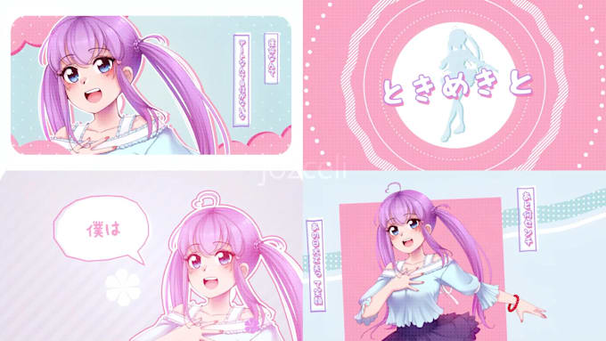 Create a music video for vtuber utaite youtaite cover by Jozceli | Fiverr