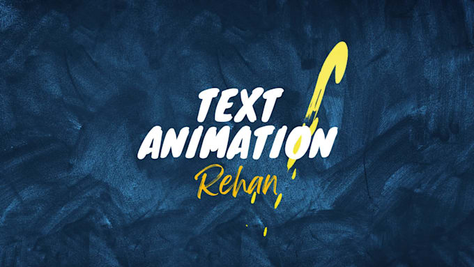 Create custom kinetic typography animated video by Ex_rehan | Fiverr