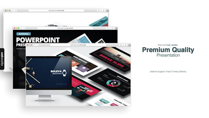 Create design premium a powerpoint presentation by Cat_works | Fiverr
