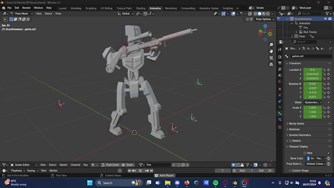 Create a game ready 3d character rig in blender by Reece_ashby | Fiverr