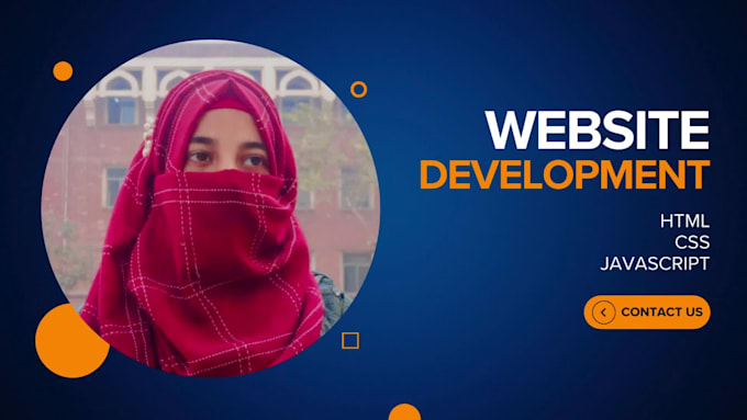 Do responsive frontend website design using html, css, javascript by Minahil141 | Fiverr