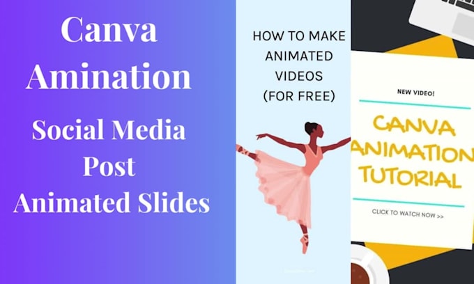 Do canva animation, design canva animation post social media animated ...