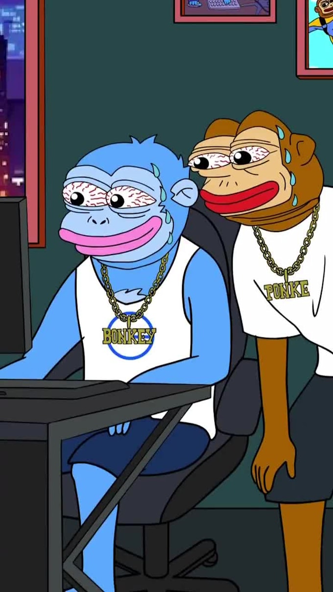 Create meme coin art, meme video, funny meme, crypto meme animation, crypto art by ...